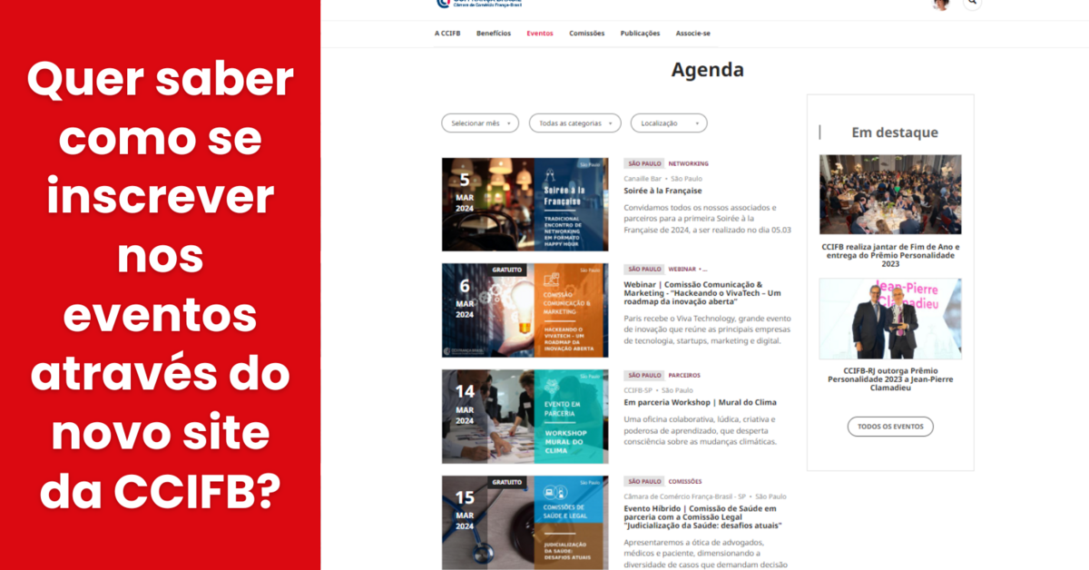 Confira o passo a passo de como se inscrever nos eventos da CCIFB | CCI ...