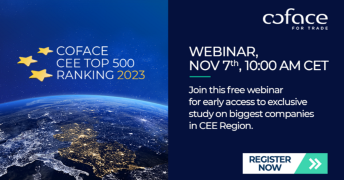 Webinaire: "Coface CIE TOP 500 kompanija" | CCI FRANCE MOZAMBIQUE