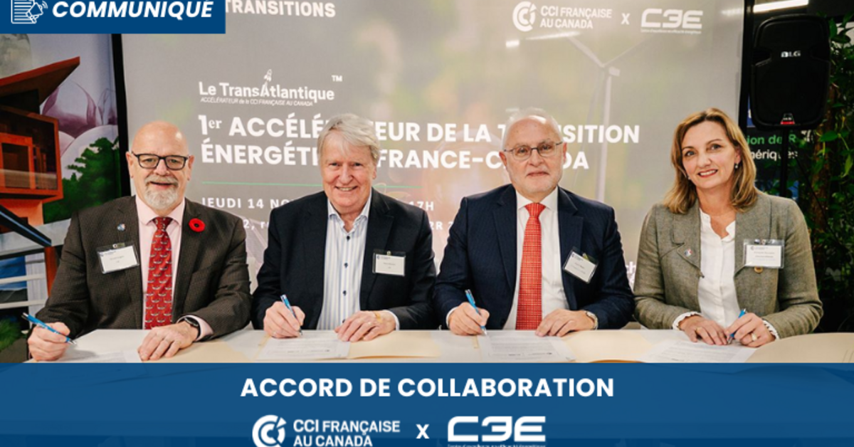 Communiqué - La CCIFC et le C3E s’allient pour lancer une édition de l ...