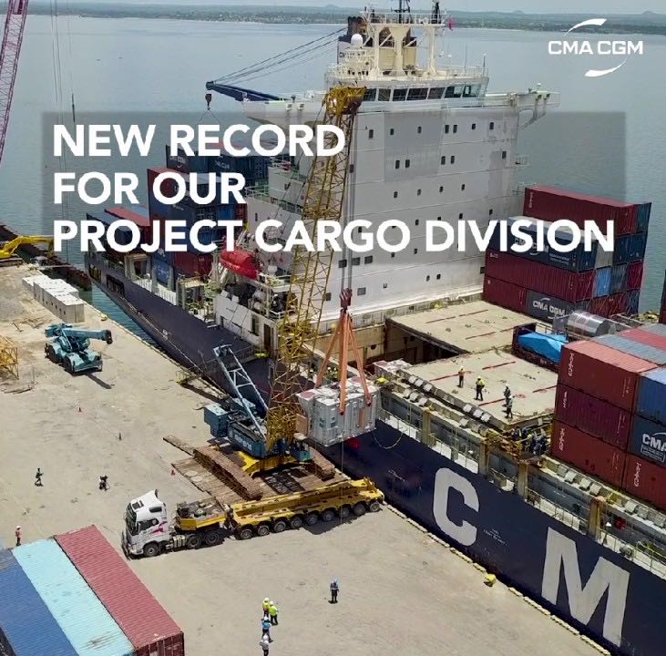 CMA CGM - Set a New Project Cargo Record in Mozambique | CCI FRANCE ...