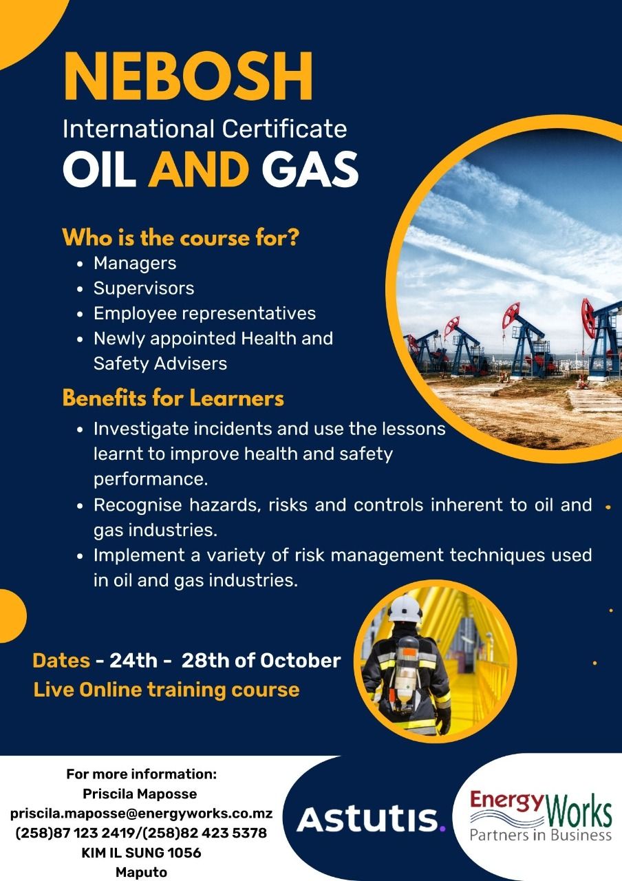 NEBOSH International Certificate OIL AND GAS | CCI FRANCE MOZAMBIQUE